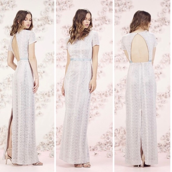 LC Lauren Conrad | Dresses | Lc Lauren Conrad Runway Lace Column Gala ...